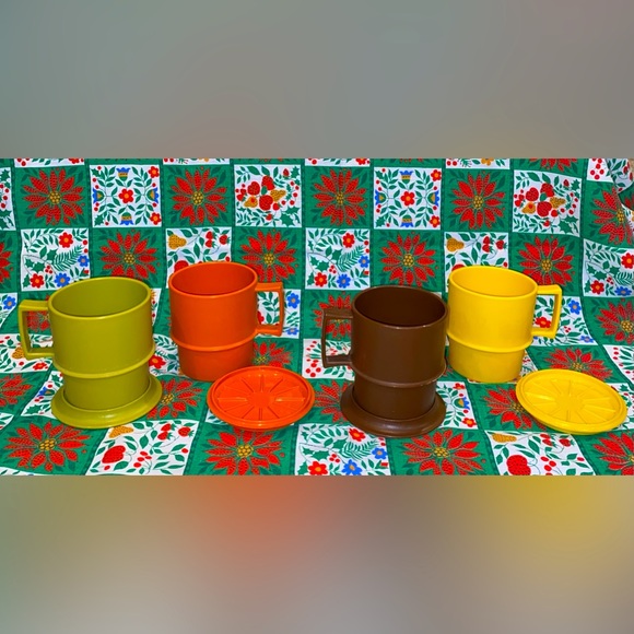 Tupperware | Kitchen | Vintage Set Of 4 Tupperware Stackable Coffee ...